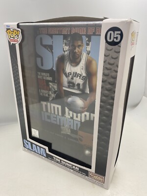 NIB New Funko Pop! Slam Cover Collectible NBA SA Spurs Tim Duncan #05 ...