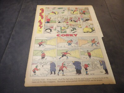 Gasoline Alley/Corky by Frank King - Dec 4, 1938 - Sunday - Full-Size ...