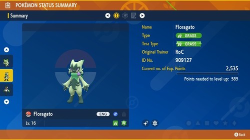 Pokemon Scarlet & Violet 6IV Shiny Floragato Max EVs 45496424039 | eBay UK