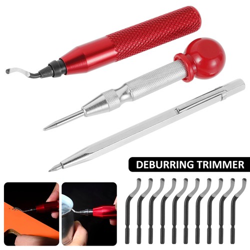 13X Deburring Tool Kit Hand-held Sharp Cutters Precision Edge Burr ...