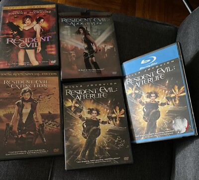 RESIDENT EVIL DVD SET OF 5 MOVIES Excellent Condition (UPDATED POST) | eBay