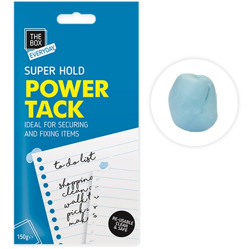 150g REUSABLE BLUE STICKY POWER TACK Strong Office Adhesive Blu Putty ...