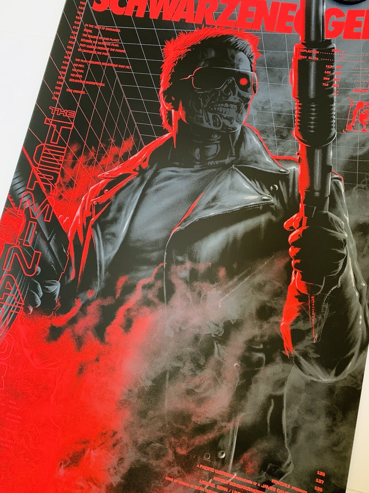 The Terminator Poster Matt Ryan Tobin Schwarzenegger Print #d 250 ...