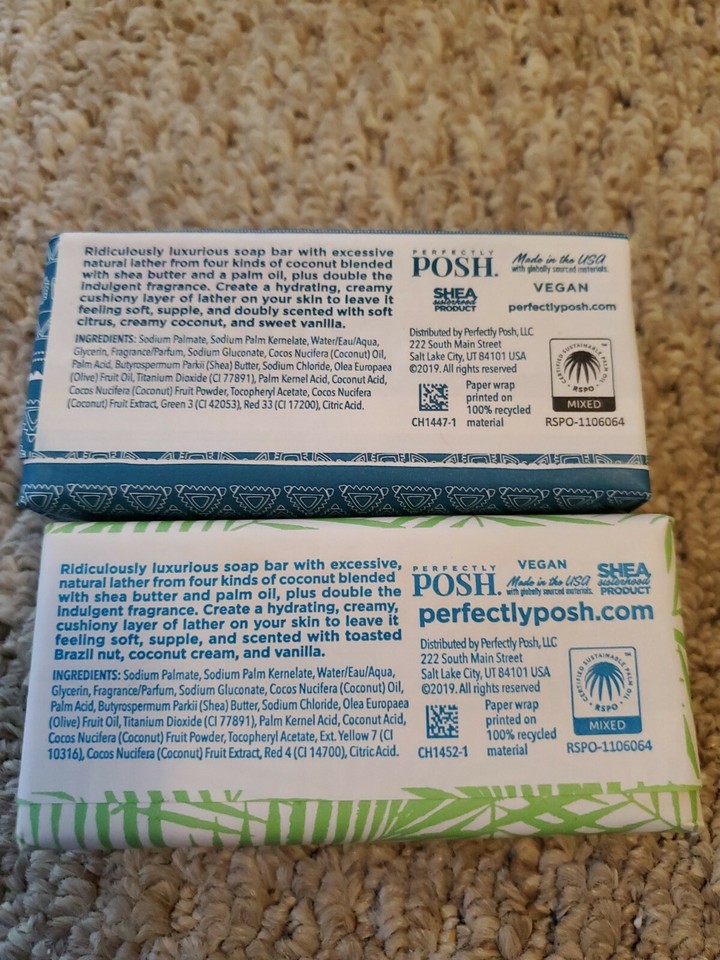 *TWO* NEW & Sealed Perfectly Posh So Soapy Brazilian Bombshell & Beach ...