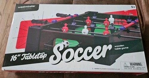 Westminster Inc. New Opened Box 16" Tabletop Soccer/Foosball Game ...