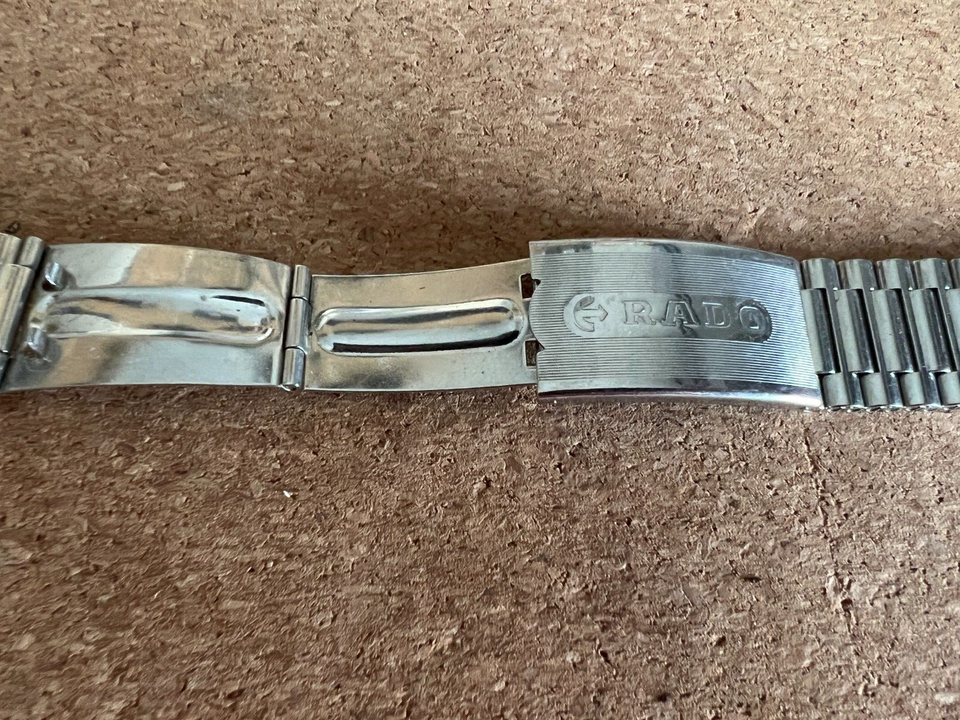 RADO NSA Vintage Stainless Steel Watch Strap 18mm Steel-inox | eBay