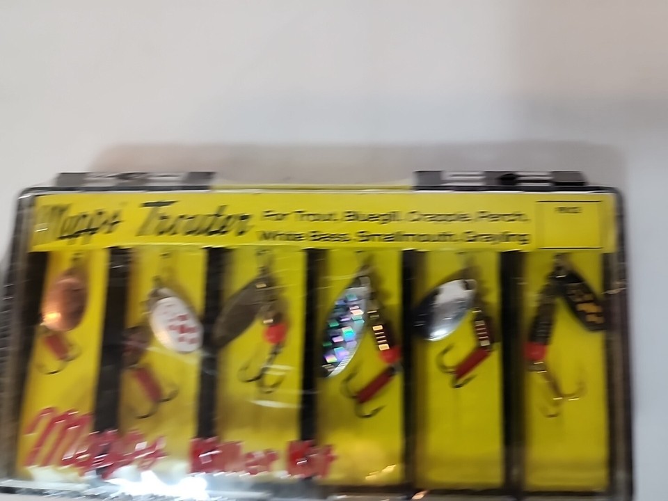 VINTAGE MEPPS 6 PIECE TROUTER KIT - LURES MEPPS KILLER KIT SEALED ...