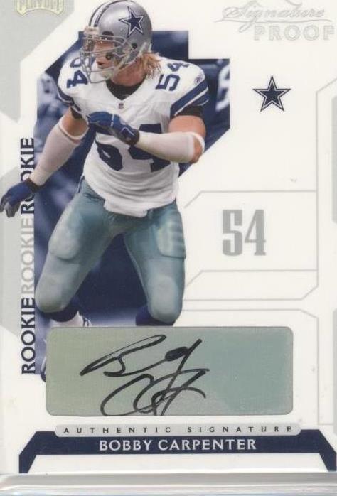 2006 Playoff NFL Playoffs - Rookie Bobby Carpenter #104 Silver ...