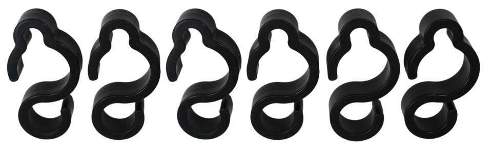 6 Pack Shore Power Cord Clips "S" Style Dock Electrical Marine Holders ...