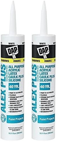 DAP INC 18152 10.1oz White Alex Plus Acrylic 10.1 Fl Oz (Pack of 2), | eBay