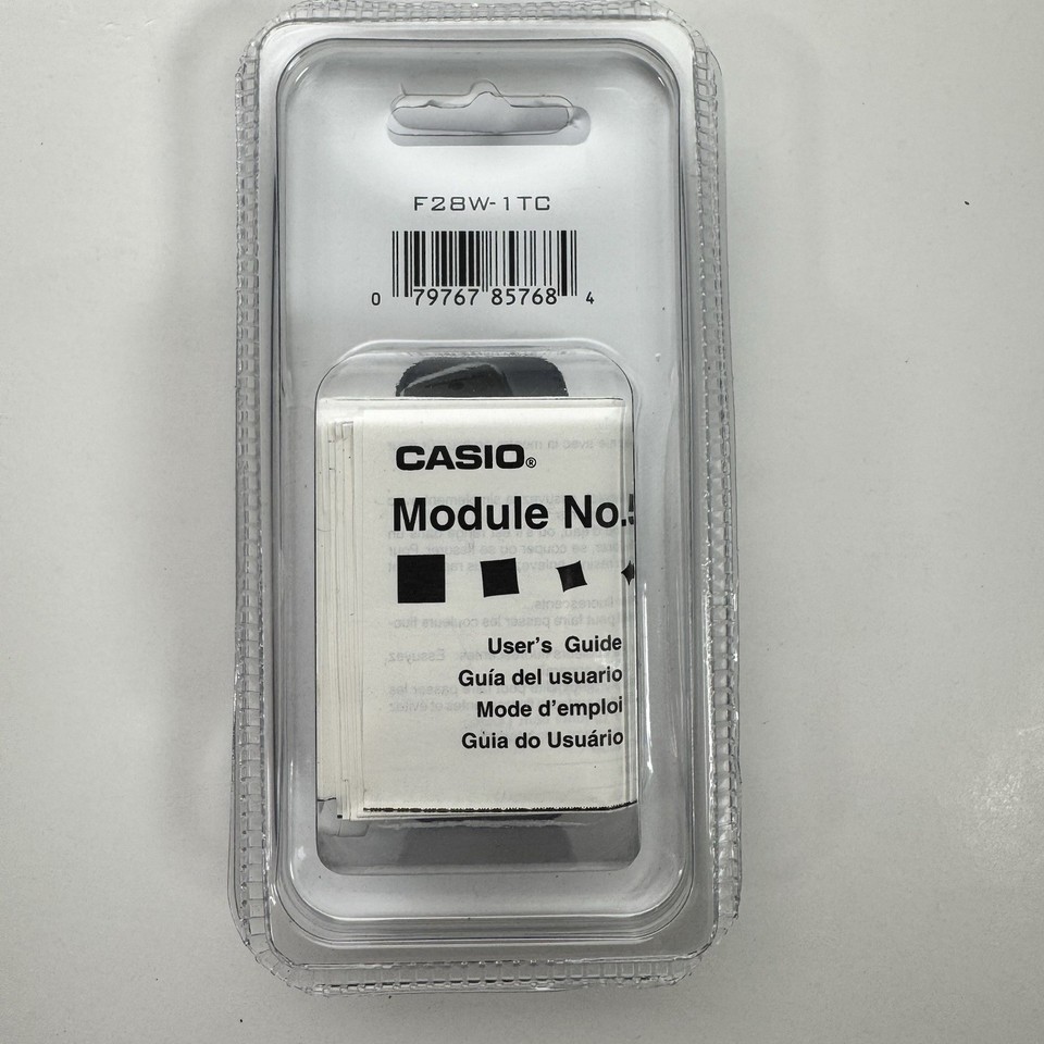 Casio F28W-1TC New In Package F28W Module 586 1156 NOS Vtg | eBay