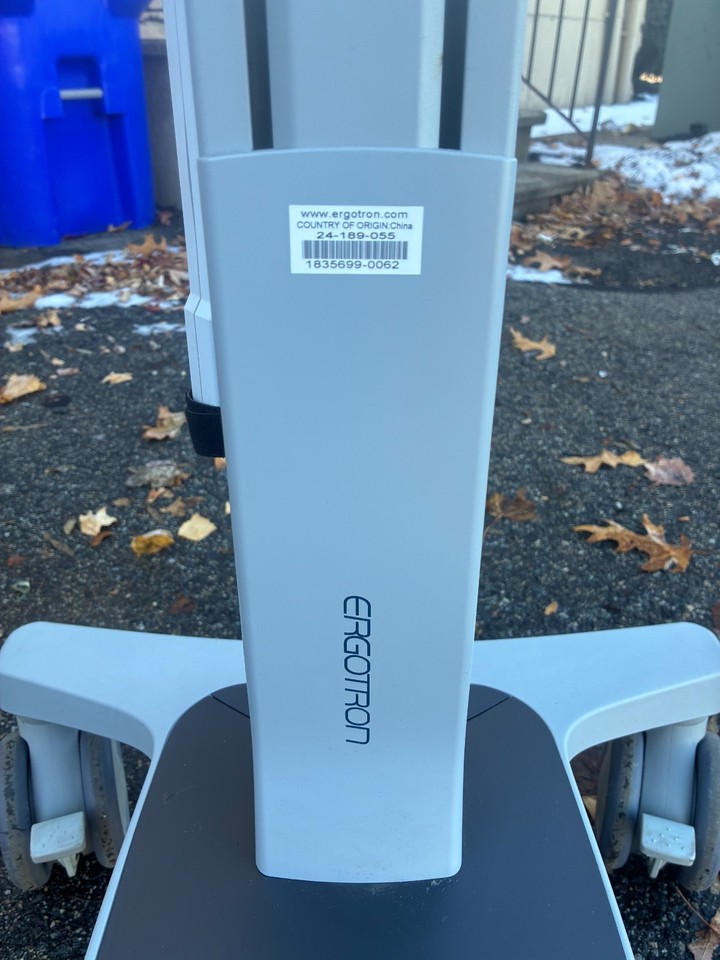 Ergotron 24-189-055/ Neo-Flex Wide View Workspace Computer Cart | eBay