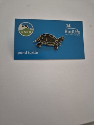 Rspb International Birdlife pin badge Pond Turtle | eBay UK