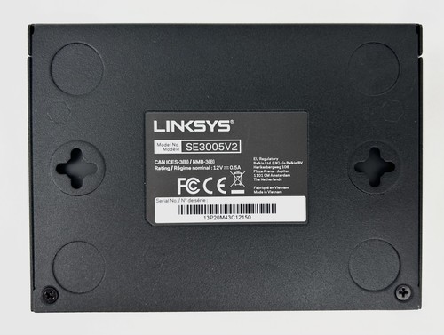 Linksys 5-Port Gigabit Ethernet Switch - Black/Blue - OB | eBay