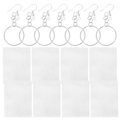 Set of 3 Earring Making Kit Printable Shrinky Plastic Sheets ...