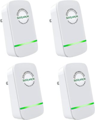 4 Pack Power Saver Elon Musk, 30KW 90V-250V Stop-Watt Energy Saving ...