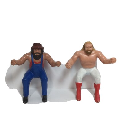 Big John Studd And Hillbilly Jim Wrestler Puppets Titan Sports 1985 | eBay