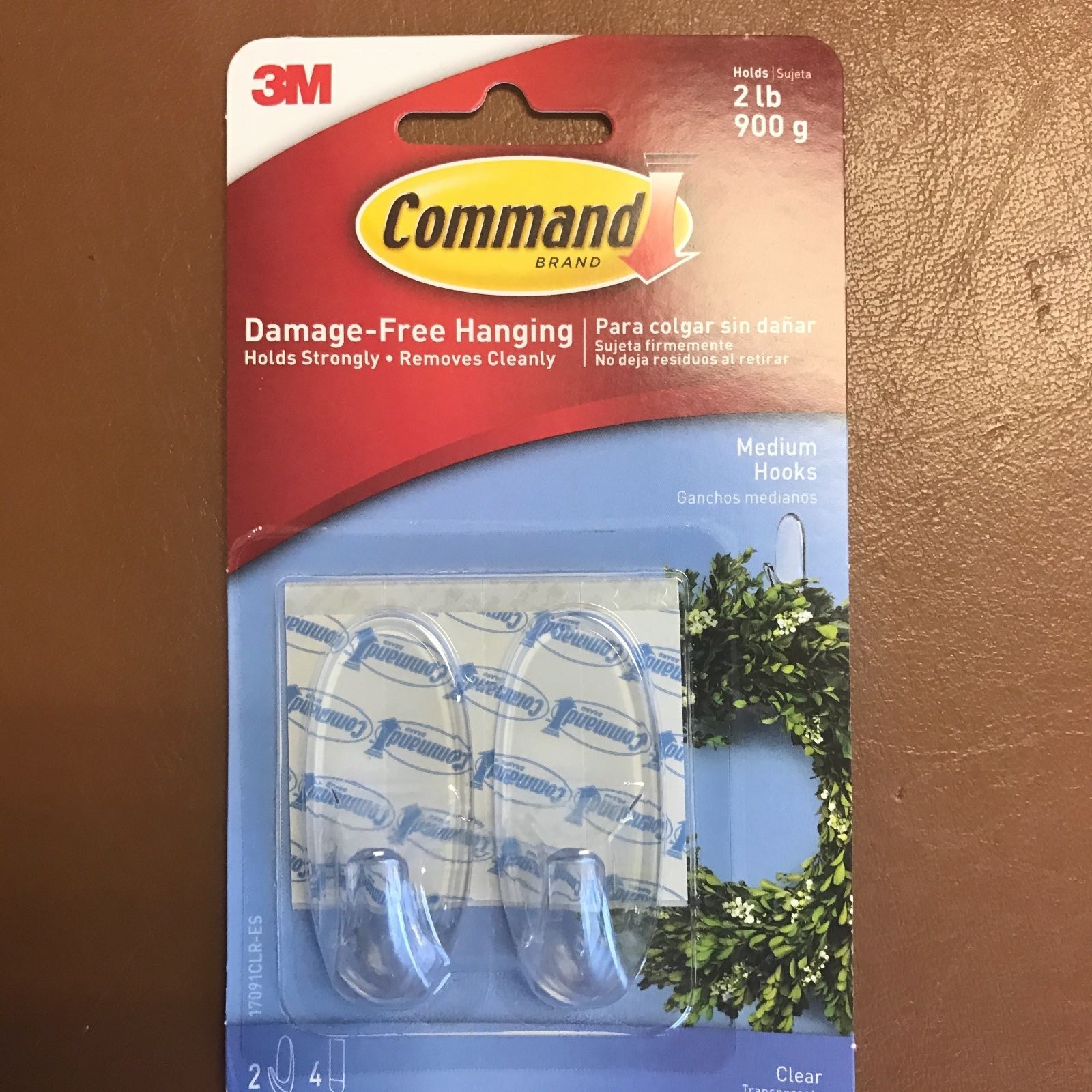 3M COMMAND Strips Hooks Large, Medium, Small Damage Free Picture/Poster ...