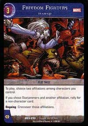 VS System: Freedom Fighters, Team-Up [Played] Marvel Evolution TCG CCG ...