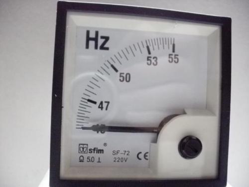 SFIM SF72-55HZ/220V 55HZ/220V DIN 72 ANALOG PANEL METER NEW QUANTITY ...
