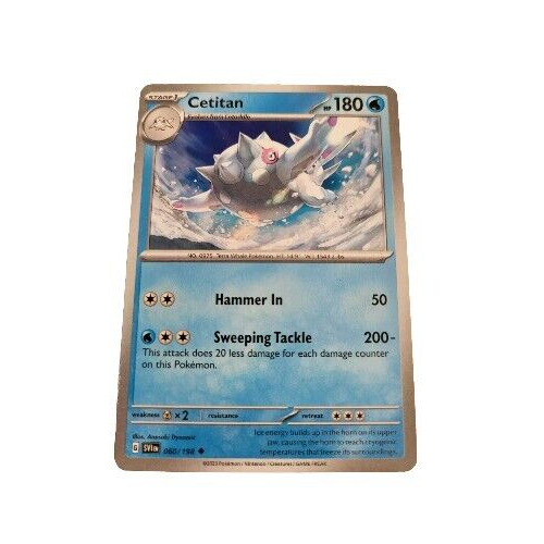 Cetitan 060/198 Scarlet & Violet Regular Uncommon Pokemon Trading Card ...