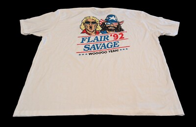 RSVLTS Ric Flair Macho Man Randy Savage ‘92 T Shirt The Roosevelts Wooo ...