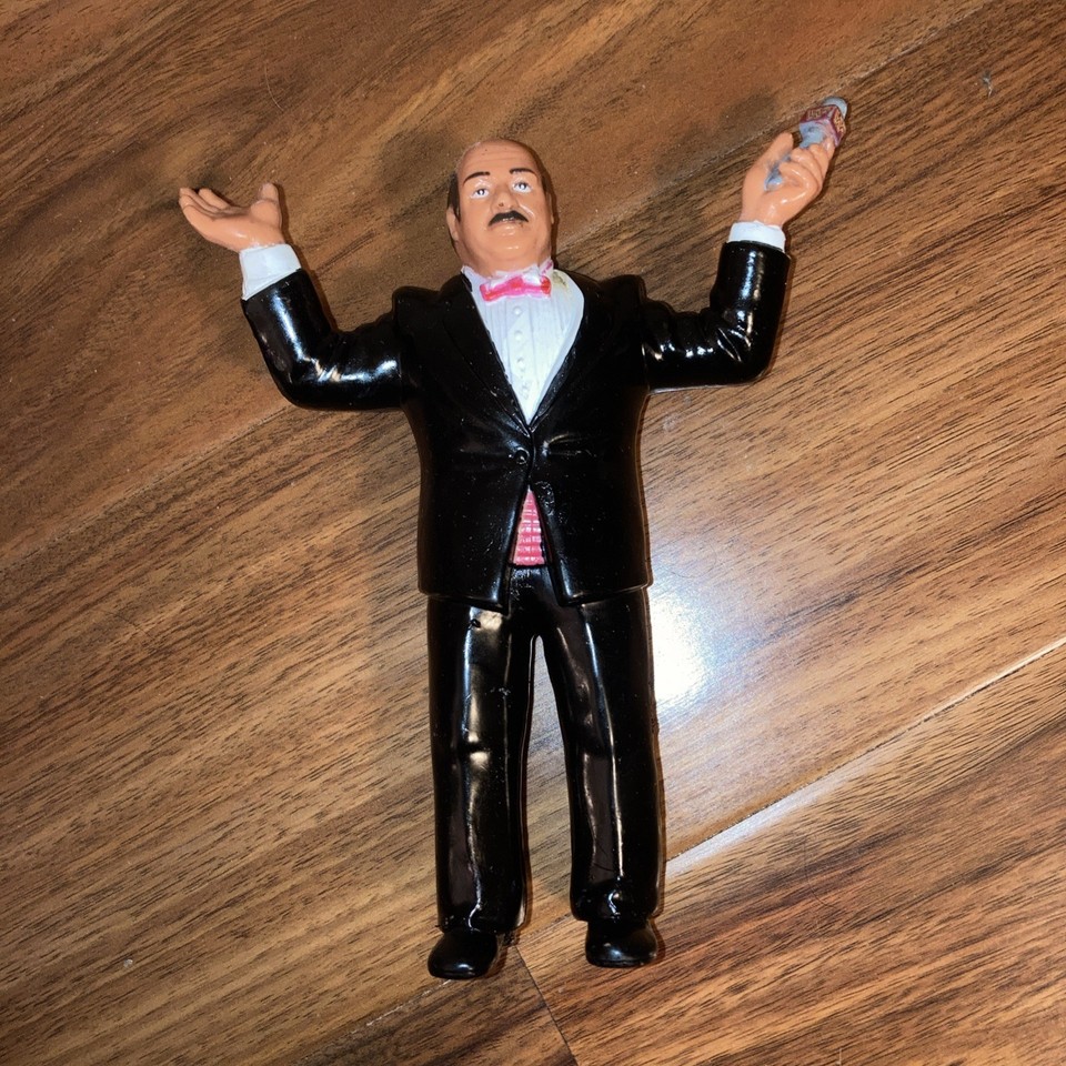 Mean Gene Okerlund VTG 1986 WWF LJN Titan Sports 7" Wrestling Figure ...