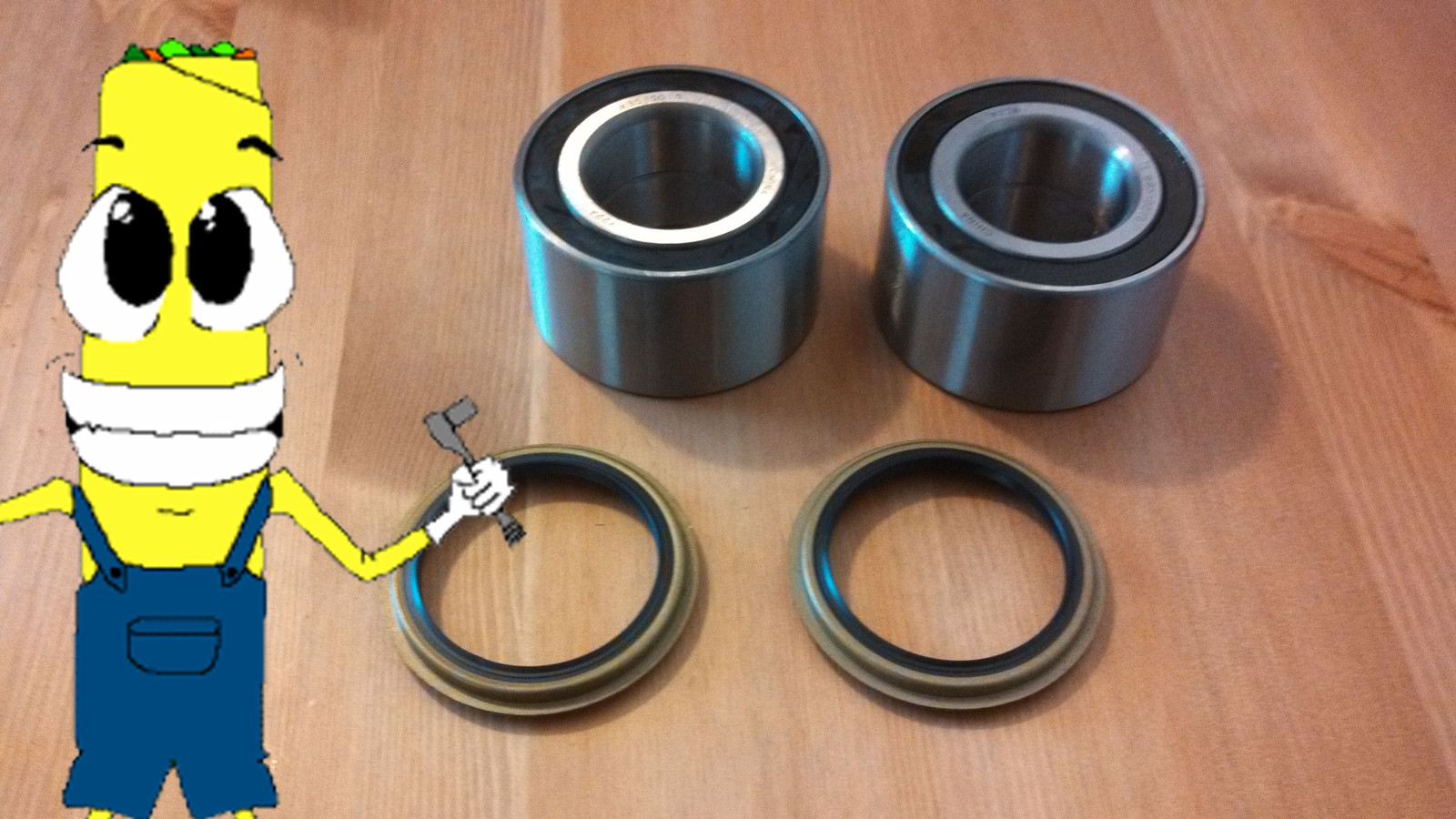 Mazda 323 Front Wheel Hub Bearing and Seal 1990-1995 PAIR | eBay