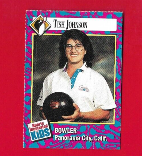 1993 SI Kids TISH JOHNSON Rookie Card, BOWLER Bowling Ladies PBA Champ ...