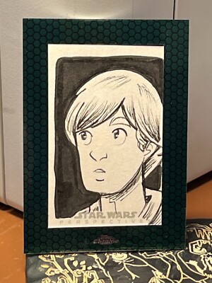 Topps Star Wars Sketch Card Luke Skywalker Kate Carleton | eBay