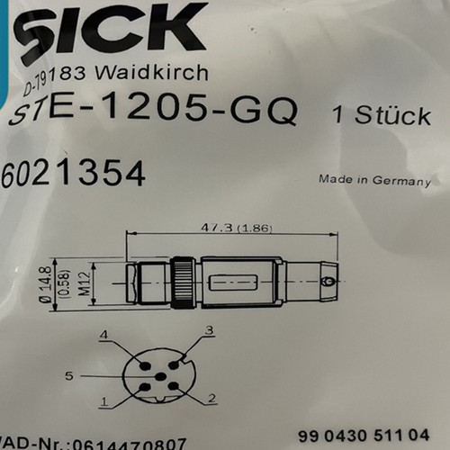 one new sick STE-1205-GQ plug connector STE-1205-GQ 6021354 Fast ...