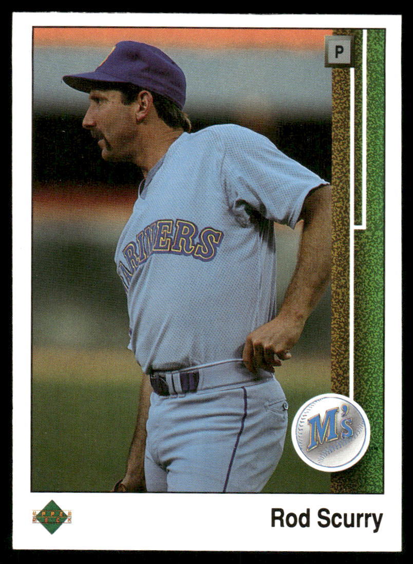 Rod Scurry 1989 Upper Deck #208 Seattle Mariners | eBay
