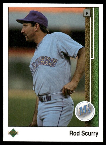 Rod Scurry 1989 Upper Deck #208 Seattle Mariners | eBay