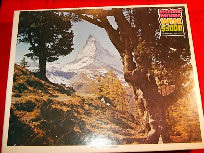 Whitman 600 piece Vintage Puzzle Matterhorn, Switzerland 4648-23 | eBay