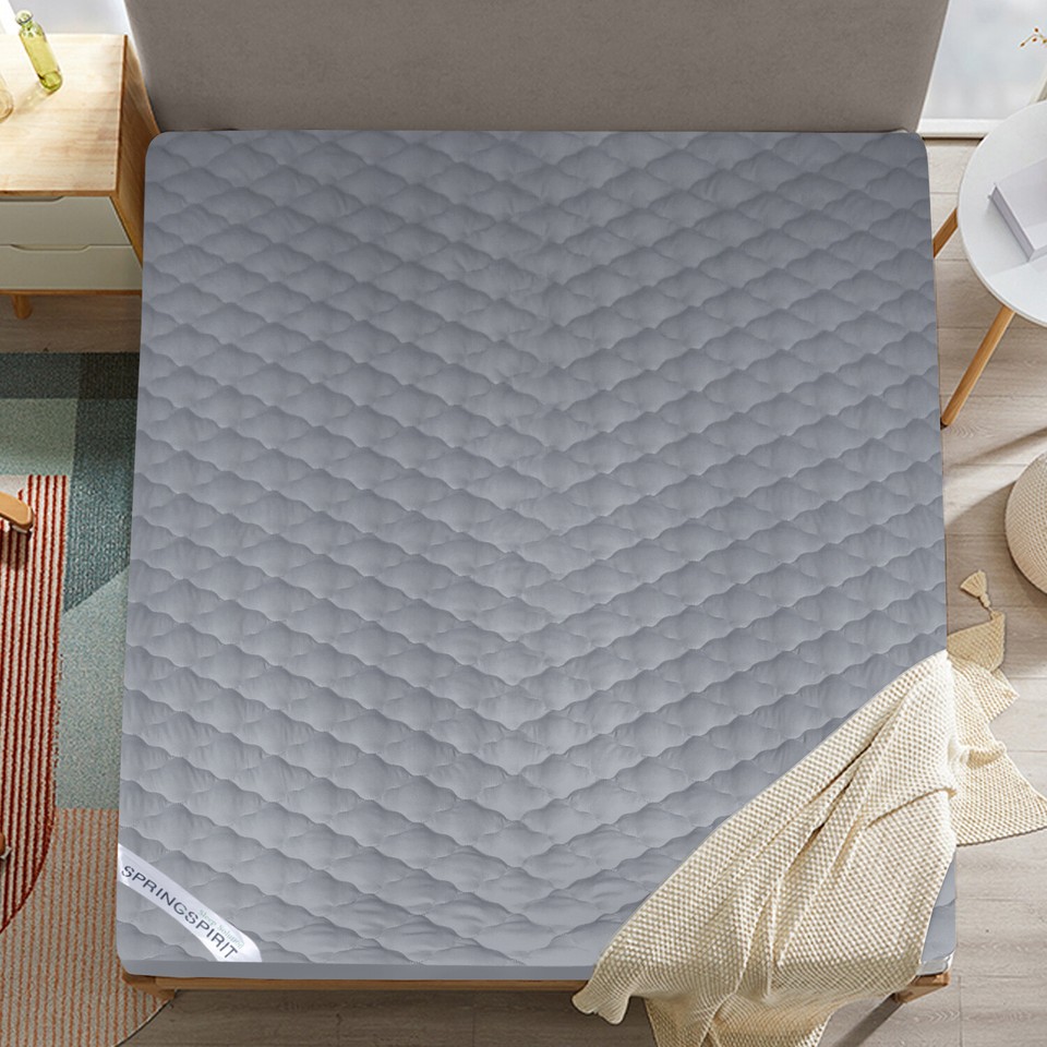 Waterproof Mattress Protector Soft Mattress Cover Pad Absorbent Topper ...