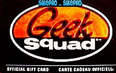 BEST BUY CANADA OFFICIAL GEEK SQUAD CADEAU SCARCE COLLECTIBLE GIFT CARD ...