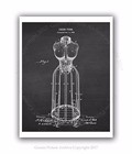 Dress Form Decor Art Prints set of 6 unframed Sewing craft room wall ...