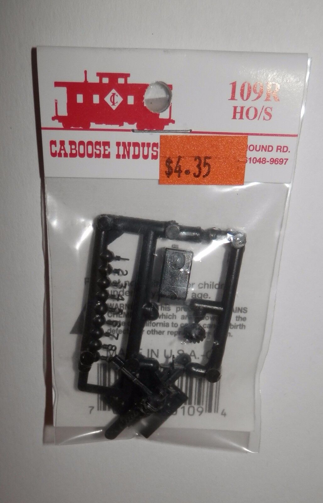 Caboose Industries HO Scale Rigid Stand Ground Throw #109R NIP | eBay