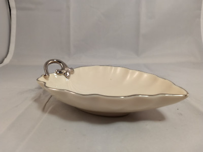 Lenox Woodleaf Platinum Collection Leaf Shaped Dish | eBay