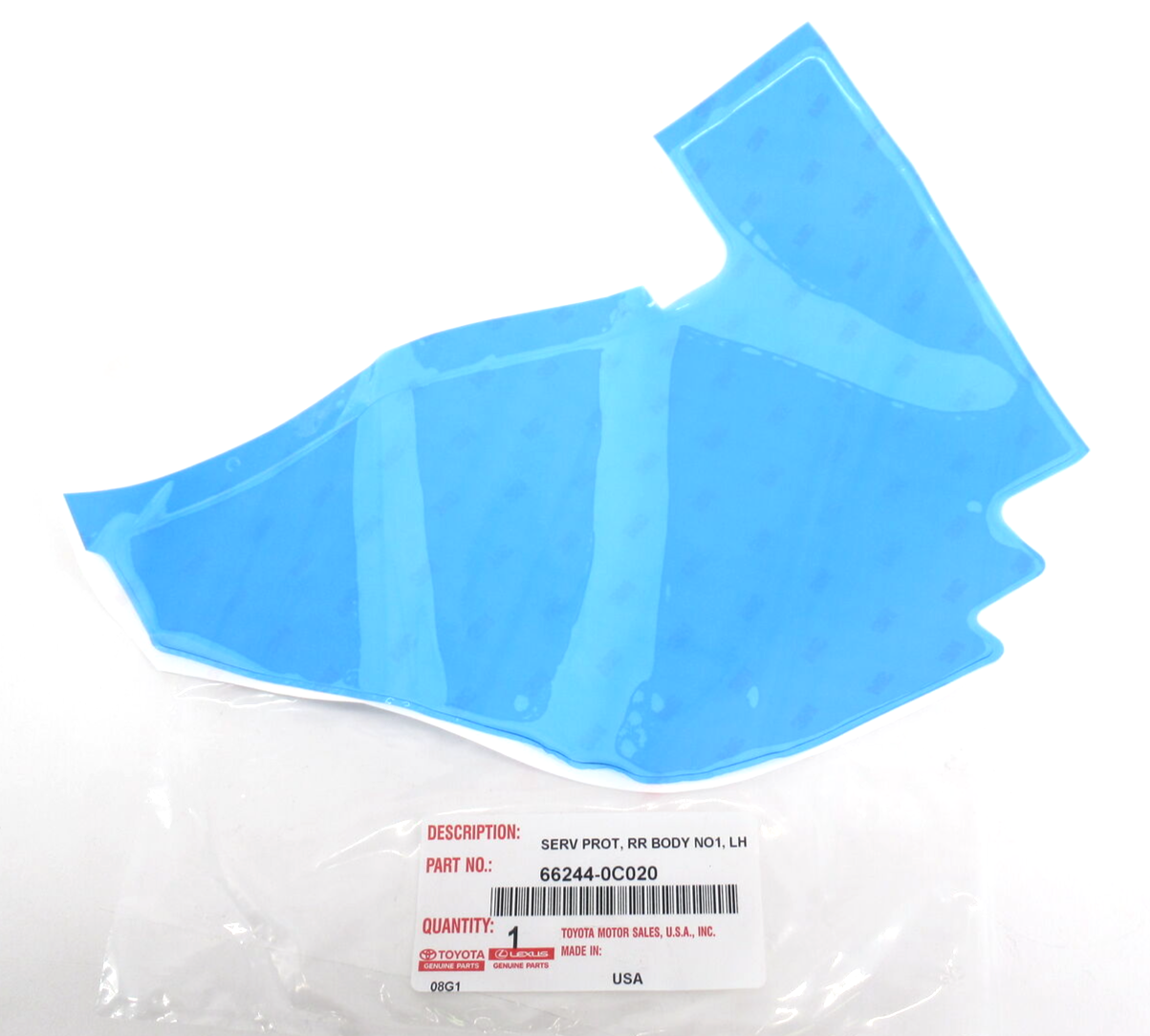 Genuine OEM Toyota 66244-0C020 Driver LH Rear Stone Guard 2013-2021 ...