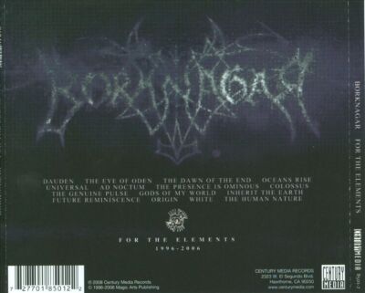 BORKNAGAR FOR THE ELEMENTS (1996-2006) NEW CD 727701850122 | eBay