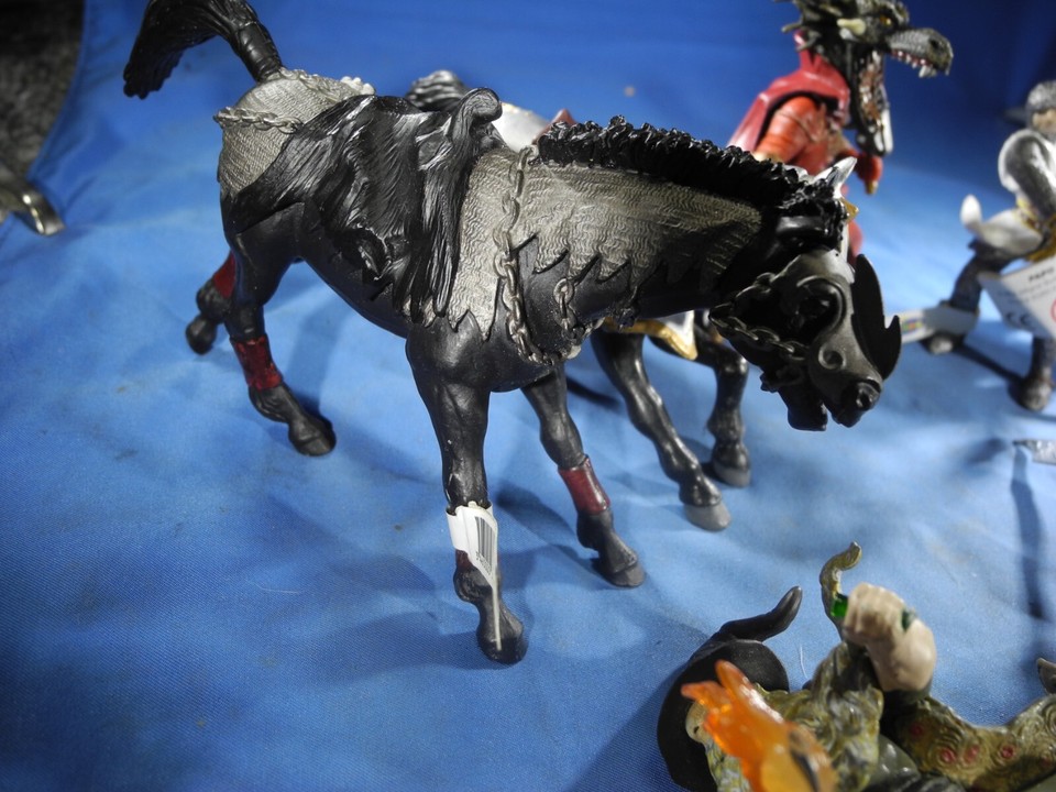 Lot of 10 Papo Animal Warrior Figurines: SORCERESS PRINCESS OF DARKNESS ...