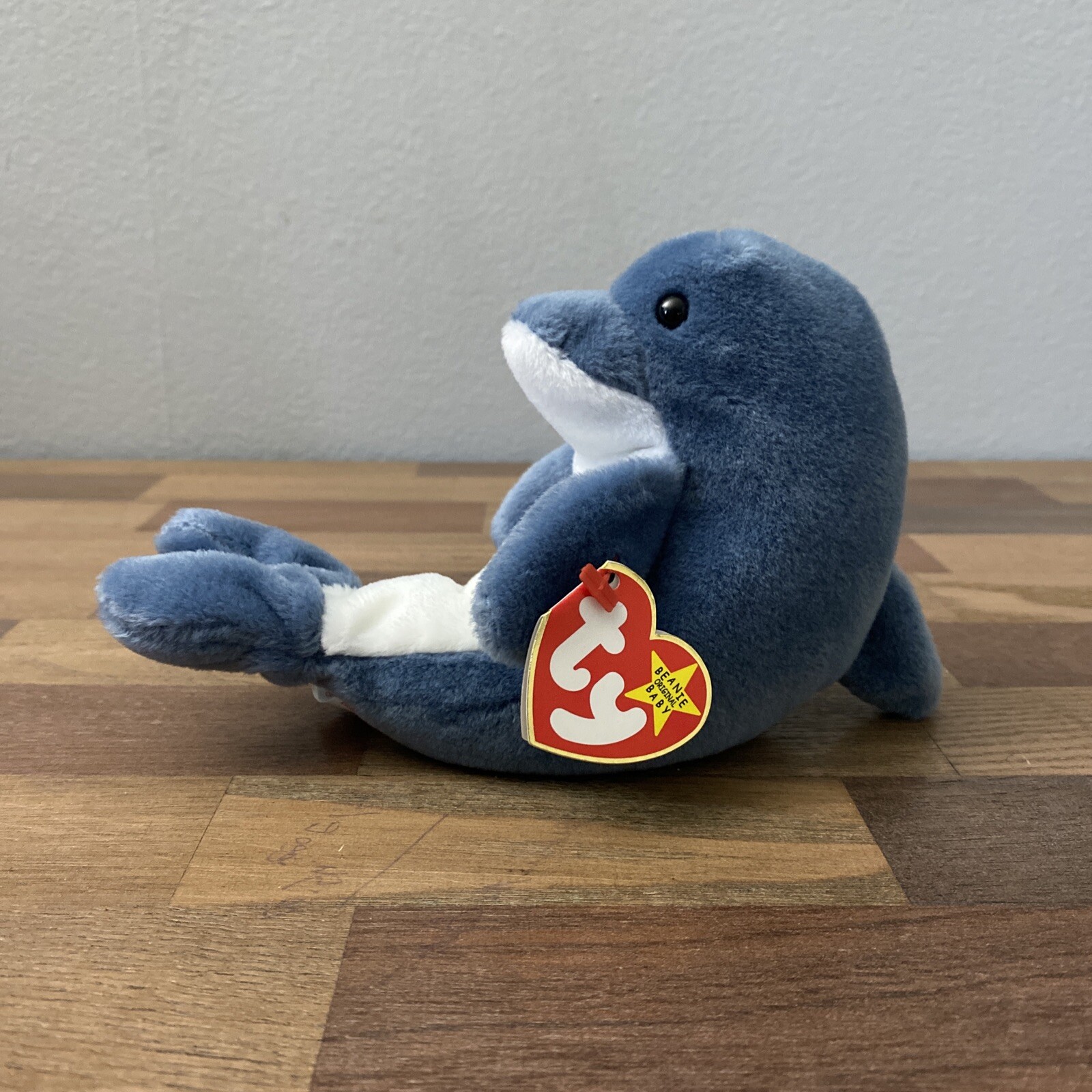 Ty Beanie Baby “Echo” Dolphin W/ OG Swing Tag Marine Wildlife Plush Toy ...