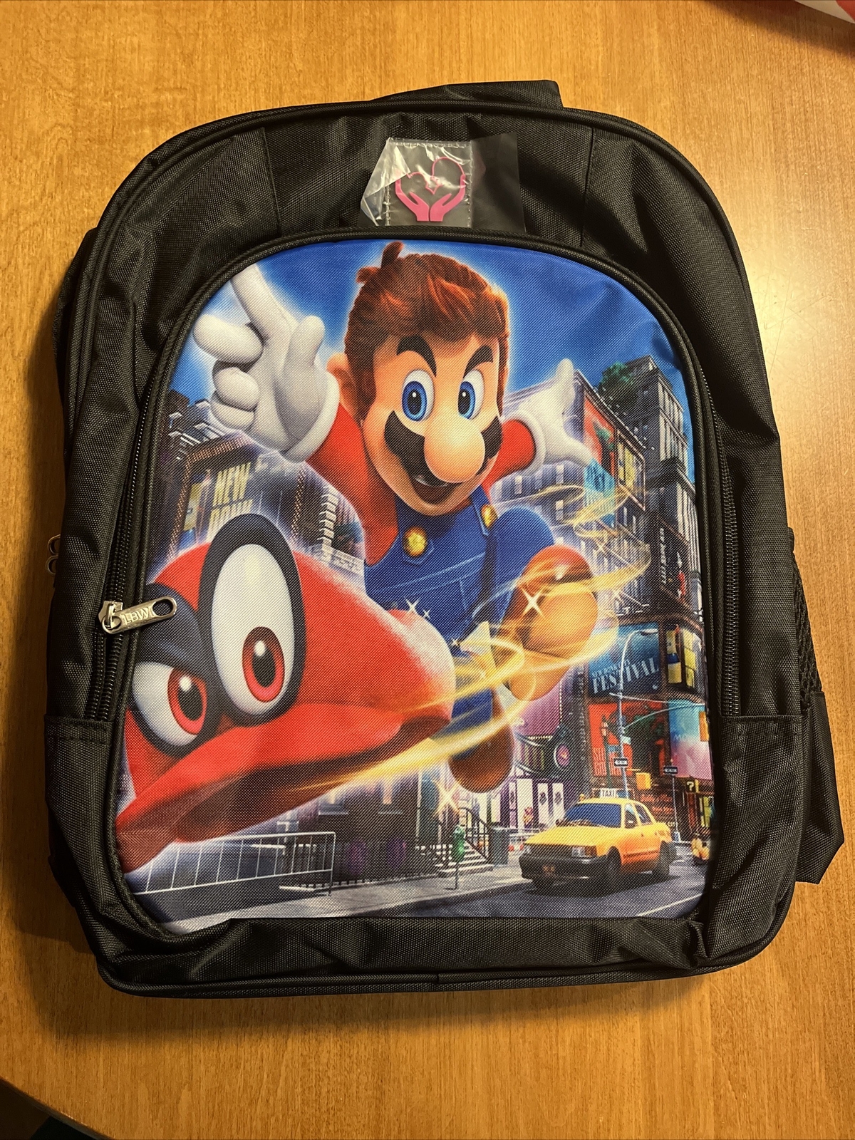 LBW SUPER MARIO BROTHERS BACKPACK NEW 15” X 12” | eBay
