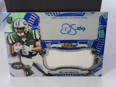 2015 Topps Finest Refractor Blue RC Auto 075/150 Jersey #RJRR-DS Jumbo ...