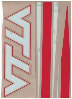 VIRGINIA TECH HOKIES FULL SIZE FOOTBALL HELMET DECALS W/STRIPE ...