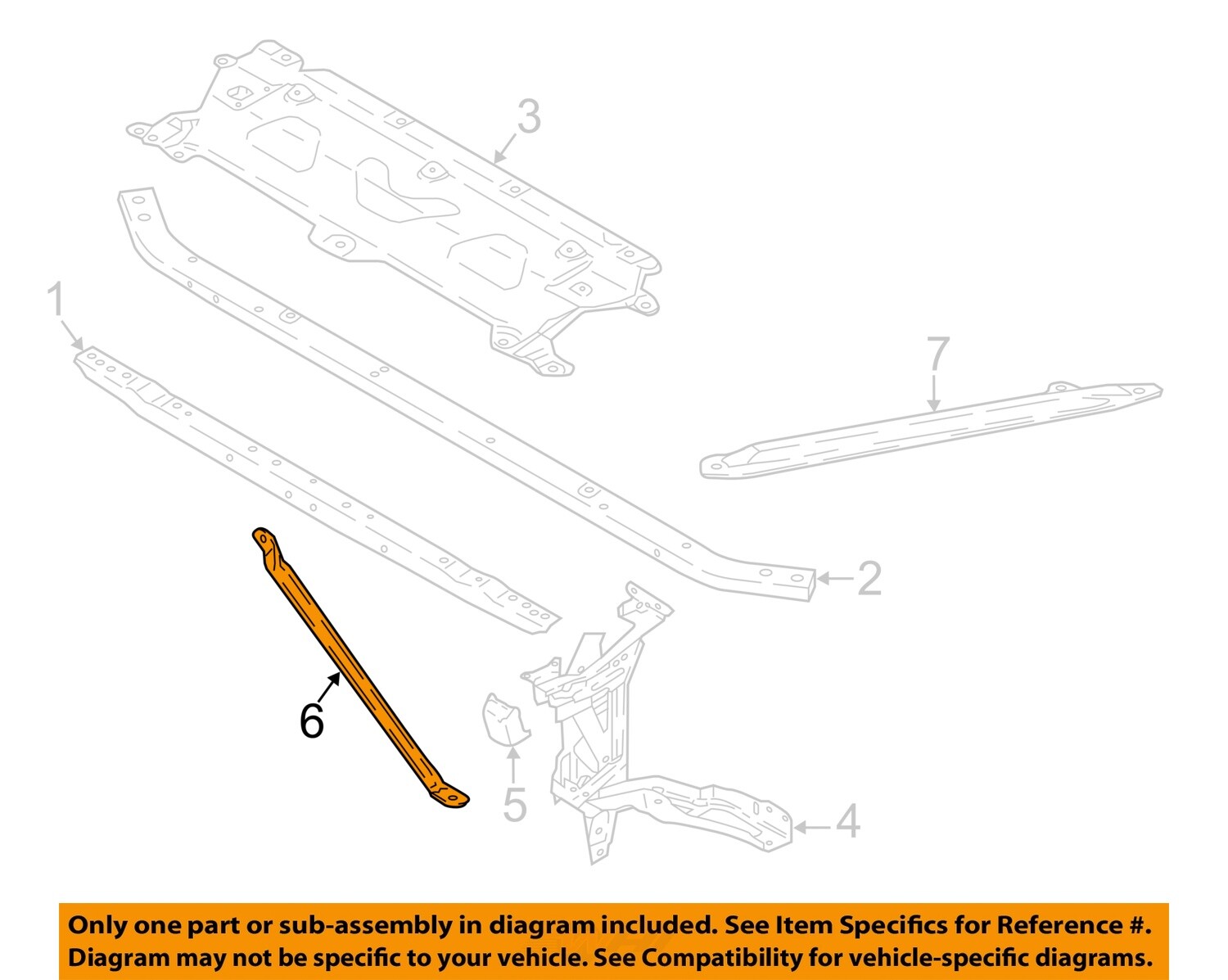 Genuine BMW 51647421990 - Support for Front Panel Right for sale online ...