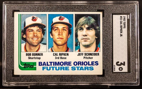 Cal Ripken Jr. 1982 Topps 21 Future Stars Rookie RC SGC 3 HOF | eBay