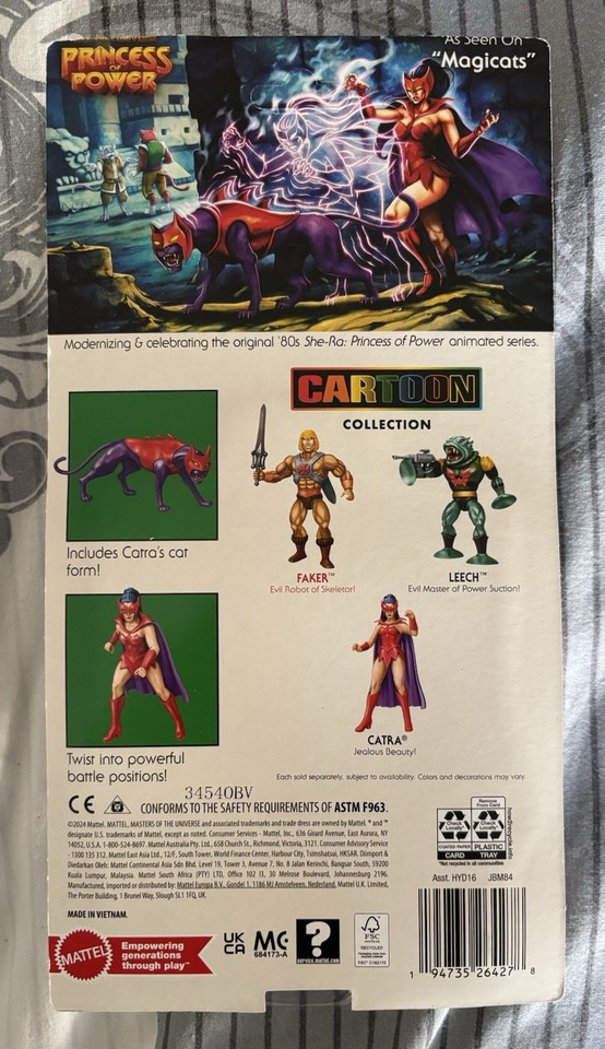 Catra – Masters of the Universe Cartoon Collection – Carded – European ...