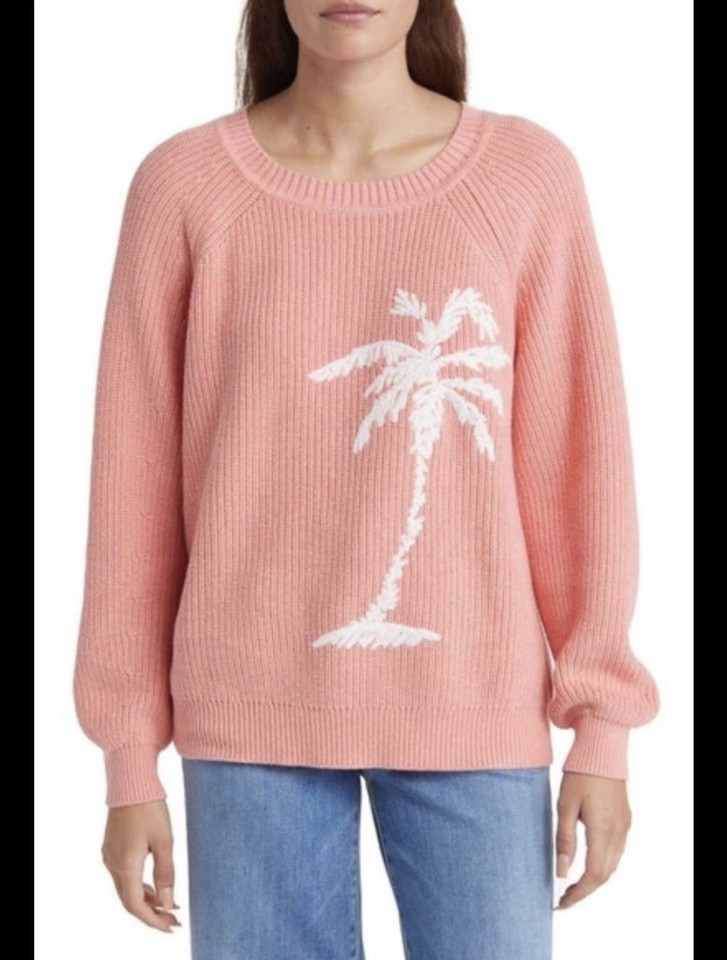 Tommy Bahama Breezy Palm Crewneck Pullover Embroidered Palm Tree Size ...